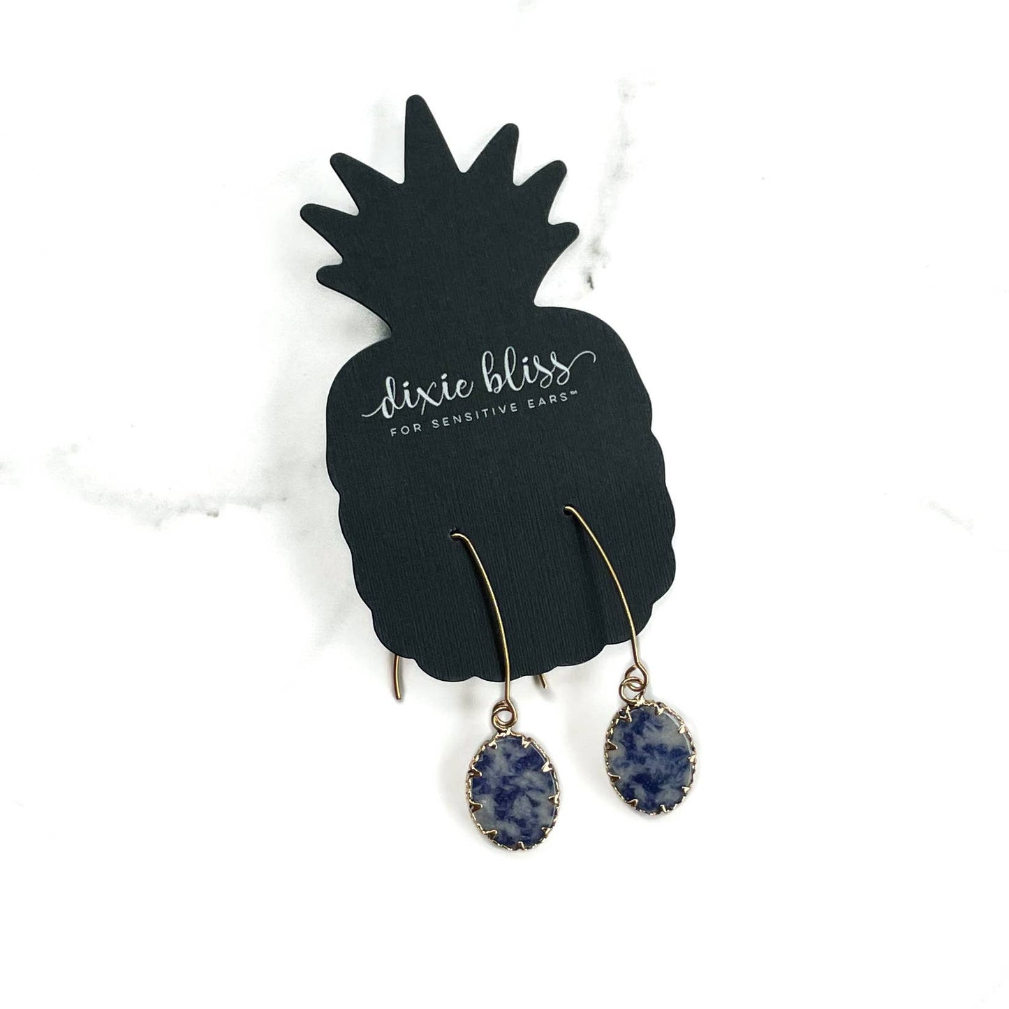 Worthy in Sodalite Earrings by Dixie Bliss *For Sensitive Ears – Tia ...