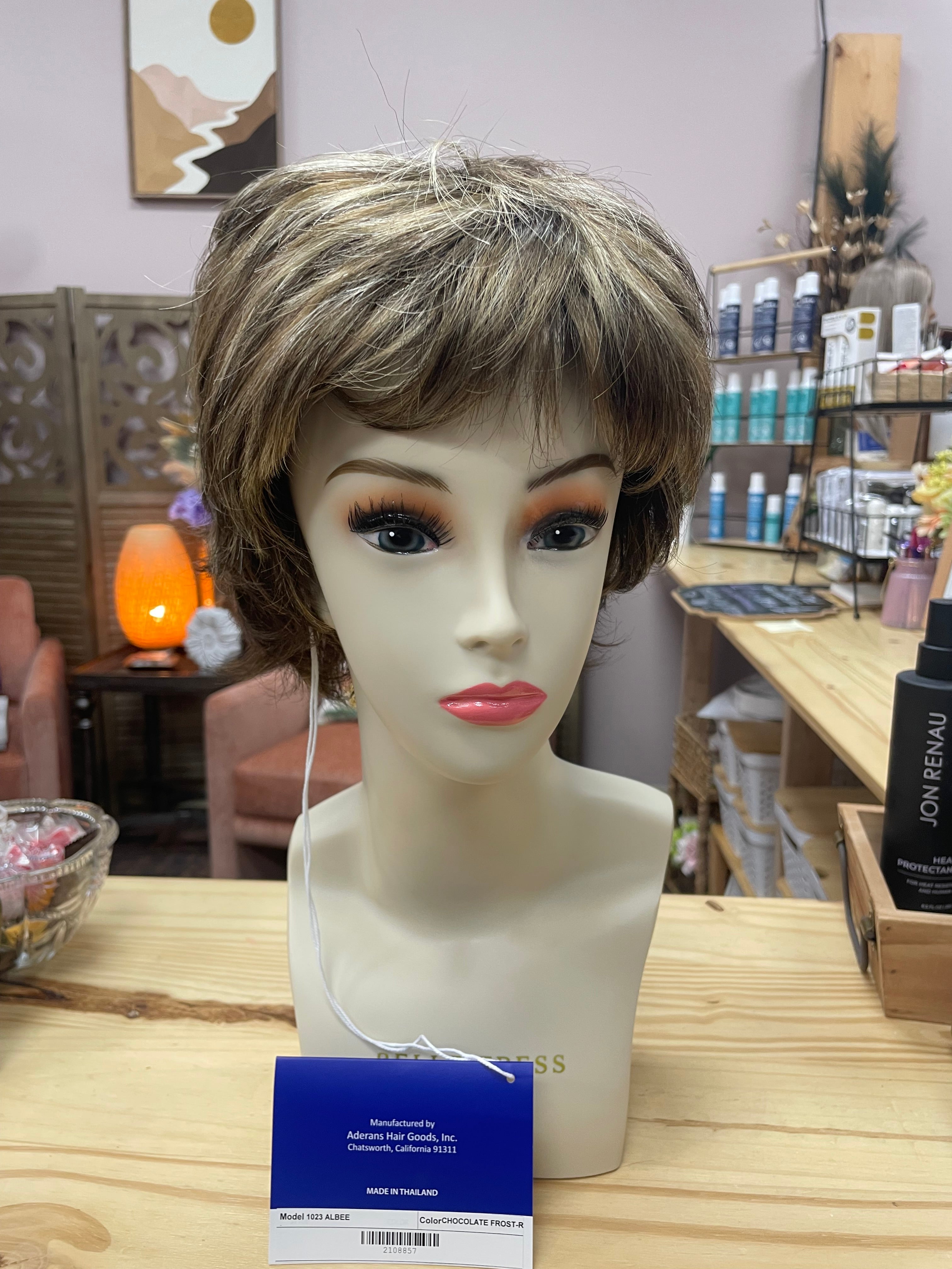 Albee by Rene of Paris in Chocolate Frost R *BOUTIQUE DEAL – Tia Maria Wigs